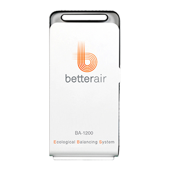 BETTER AIR BA-1200 QUICK START INSTALLATION MANUAL Pdf Download ...