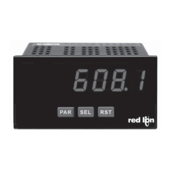 RED LION PAX LITE PAXLCR SERIES MANUAL Pdf Download | ManualsLib