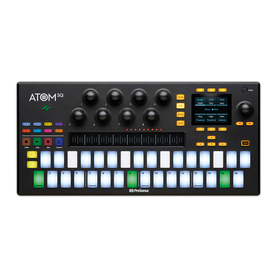 PRESONUS ATOM SQ OWNER S MANUAL Pdf Download ManualsLib PRESONUS ATOM SQ OWNER S MANUAL Pdf Download ManualsLib