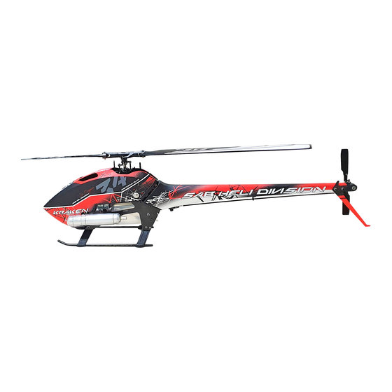 SAB HELI DIVISION GOBLIN KRAKEN NITRO 580 MANUAL Pdf Download | ManualsLib