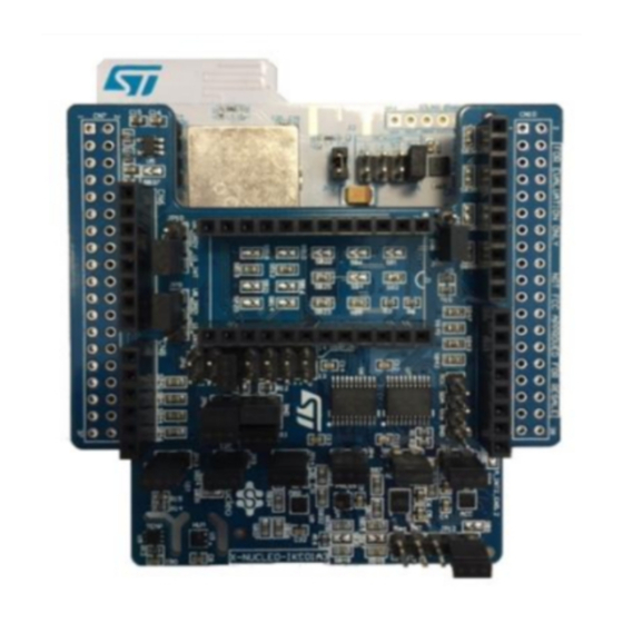 ST STM32CUBE FP-SNS-MOTENVWB1 QUICK START MANUAL Pdf Download | ManualsLib