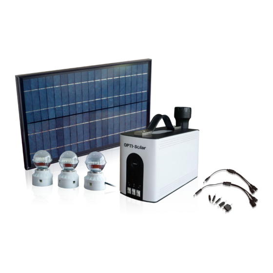 OPTI-SOLAR MSS-20 USER MANUAL Pdf Download | ManualsLib