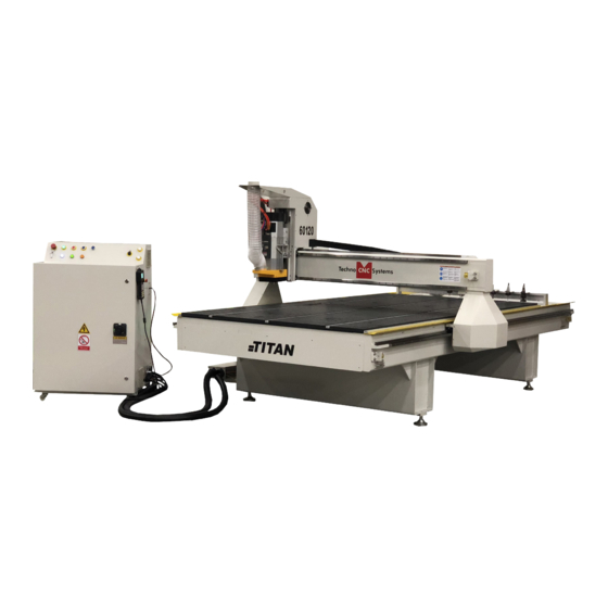 TECHNO CNC SYSTEMS TITAN SERIES MANUAL Pdf Download | ManualsLib