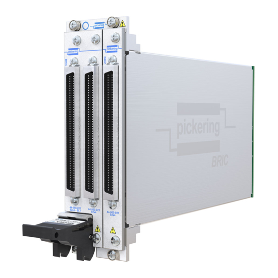 PICKERING BRIC SERIES USER MANUAL Pdf Download | ManualsLib