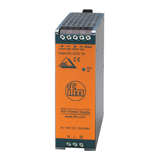 IFM ELECTRONIC AS-INTERFACE AC1254 INSTRUCTION MANUAL Pdf Download ...