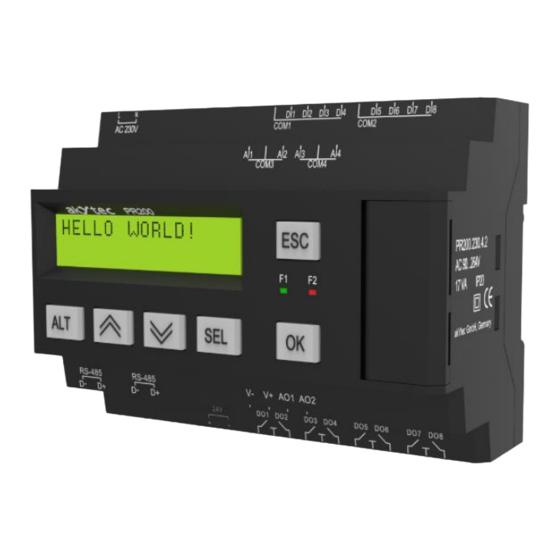 AKYTEC PR200 USER MANUAL Pdf Download | ManualsLib