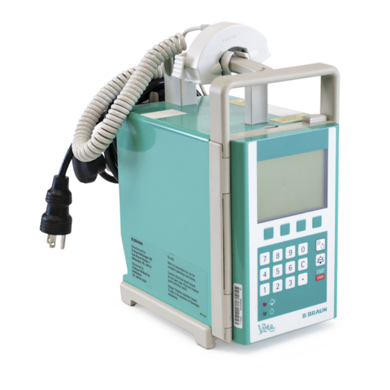 B. BRAUN VISTA BASIC QUICK REFERENCE Pdf Download | ManualsLib