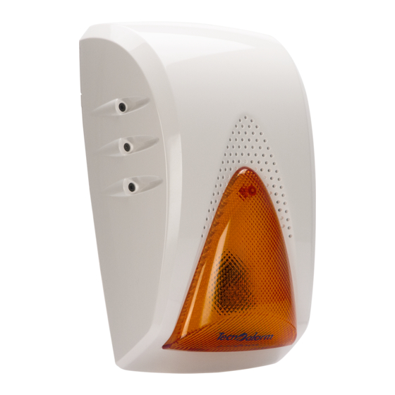 Tecnoalarm Sael 2010 Led Manual Pdf Download Manualslib