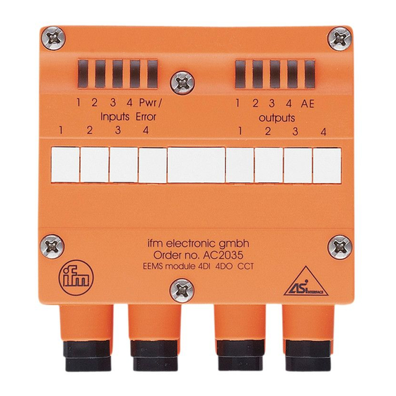 IFM ECOMAT 300 AC2035 OPERATING INSTRUCTIONS MANUAL Pdf Download ...