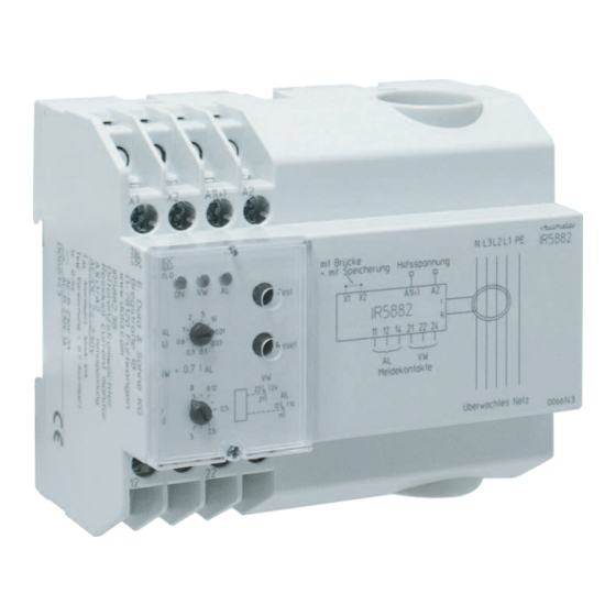 DOLD VARIMETER RCM IL 5882 INSTALLATION / MONITORING TECHNIQUE Pdf ...