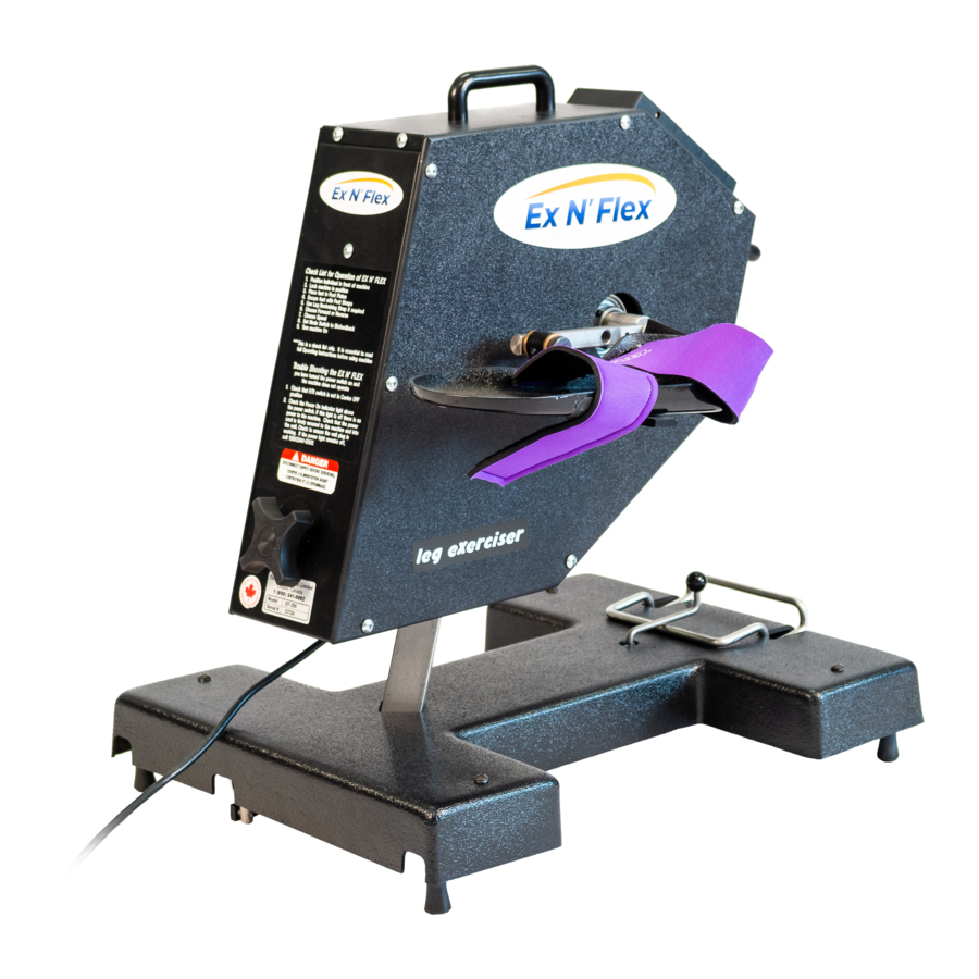 EX N' FLEX EF-250 USER MANUAL Pdf Download | ManualsLib