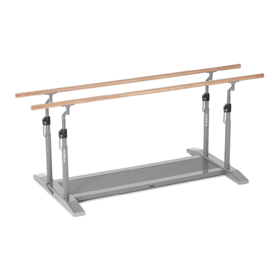 SPIETH JUNIOR PARALLEL BARS ASSEMBLY AND USER'S MANUAL Pdf Download ...