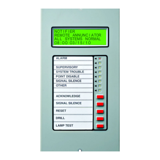HONEYWELL NOTIFIER LCD2-80 INSTRUCTION MANUAL Pdf Download | ManualsLib