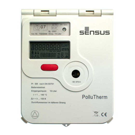 XYLEM SENSUS POLLUTHERM INTEGRATOR INSTALLATION AND OPERATION ...