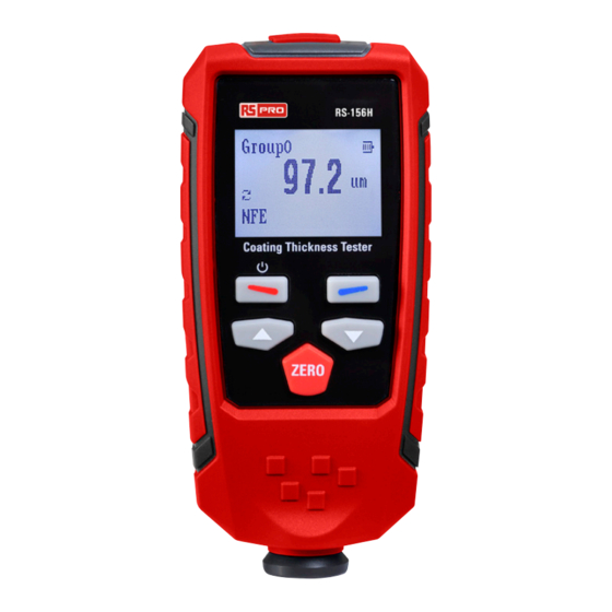 RS PRO RS-156H INSTRUCTION MANUAL Pdf Download | ManualsLib