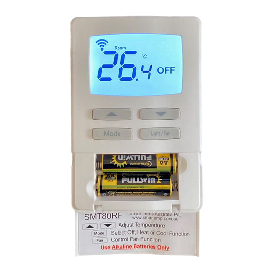 SMART TEMP SMT-80Ж SMT-80RF USER MANUAL Pdf Download | ManualsLib