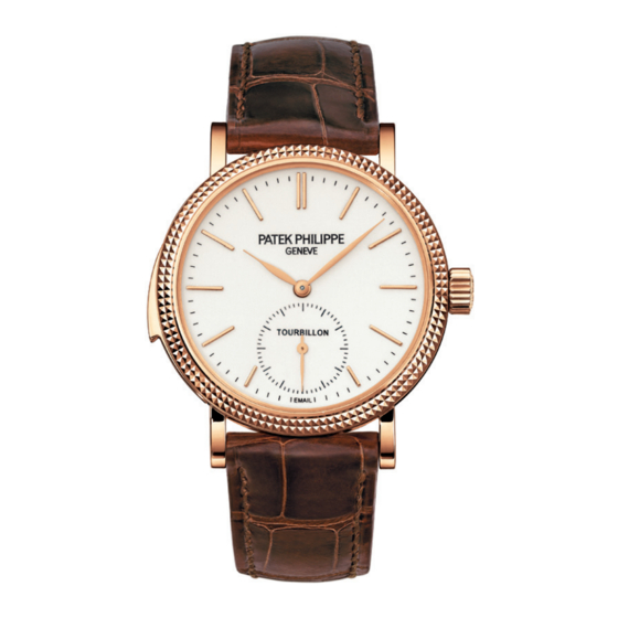 PATEK PHILIPPE 5339 MANUAL Pdf Download | ManualsLib
