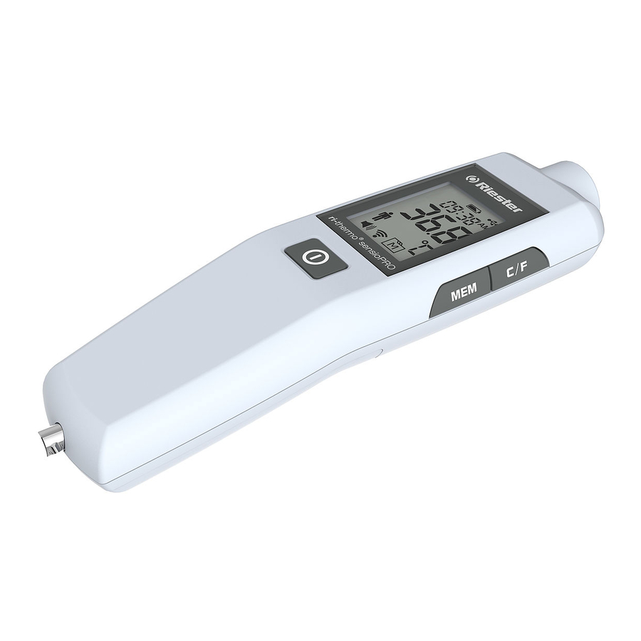 RI IVF THERMOMETER USER MANUAL Pdf Download | ManualsLib