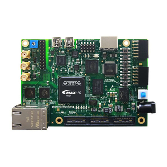 Altera Max10 Fpga Manual Pdf Download Manualslib