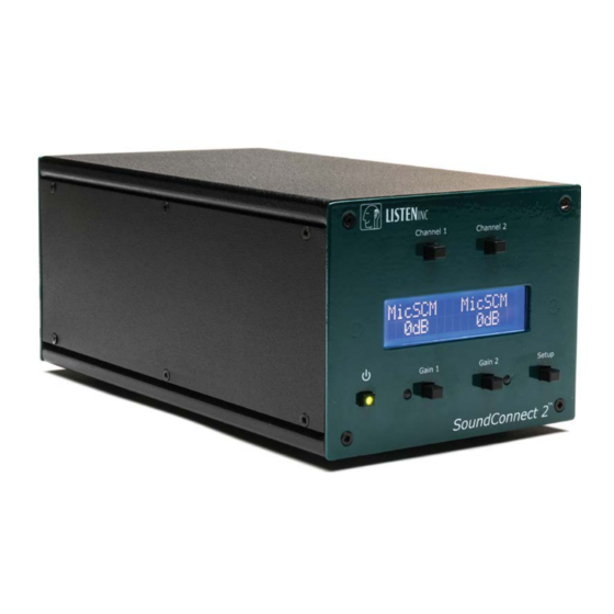 LISTEN SOUNDCONNECT 2 USER MANUAL Pdf Download | ManualsLib