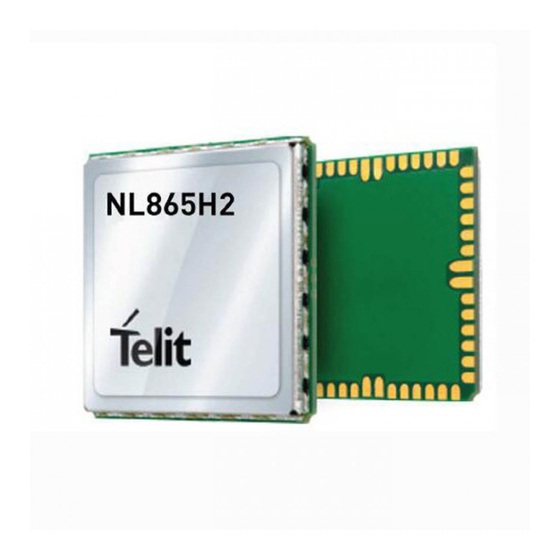 TELIT WIRELESS SOLUTIONS NL865H2 SERIES HARDWARE DESIGN MANUAL Pdf ...