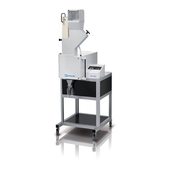 RETSCH CYCLONE SM300 MANUAL Pdf Download | ManualsLib