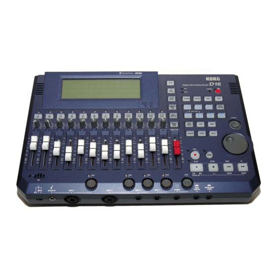 KORG D16 UPGRADE Pdf Download | ManualsLib