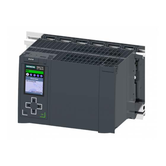 SIEMENS SIMATIC S7-1500R/H MANUAL Pdf Download | ManualsLib