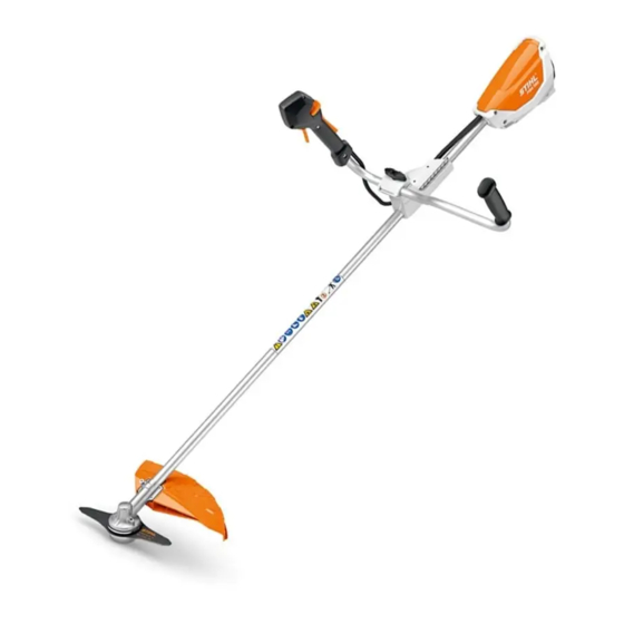STIHL FSA 130 INSTRUCTION MANUAL Pdf Download | ManualsLib