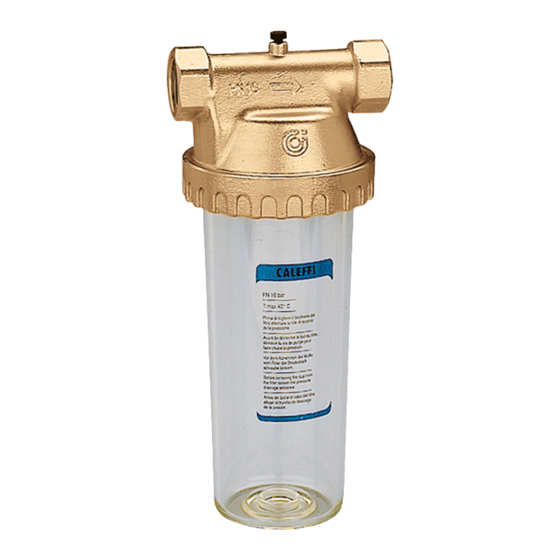 CALEFFI 5370 SERIES MANUAL Pdf Download | ManualsLib