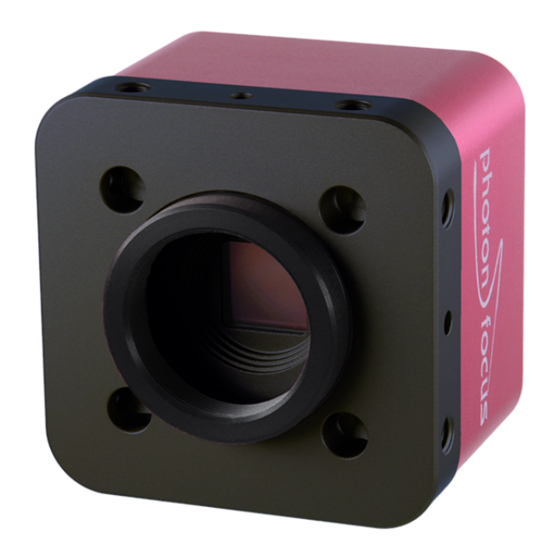 PHOTON FOCUS MV1-D1024E SERIES USER MANUAL Pdf Download | ManualsLib