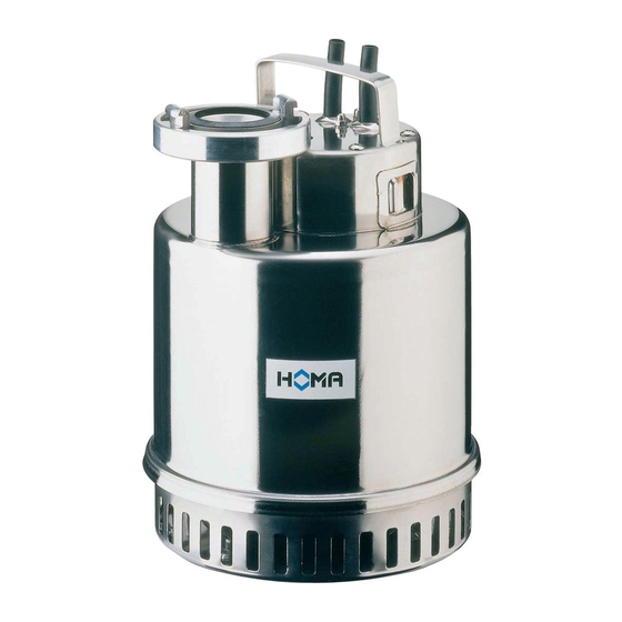 HOMA H 501 SERIES INSTALLATION AND OPERATION INSTRUCTION MANUAL Pdf ...