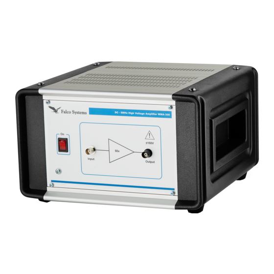 FALCO SYSTEMS WMA-300 USER MANUAL Pdf Download | ManualsLib