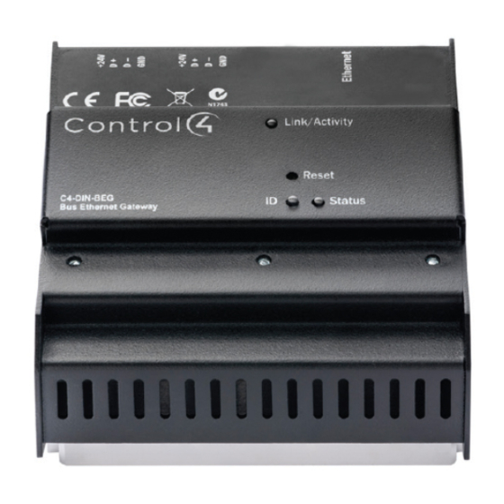 CONTROL 4 C4-DIN-BEG INSTALLATION MANUAL Pdf Download | ManualsLib