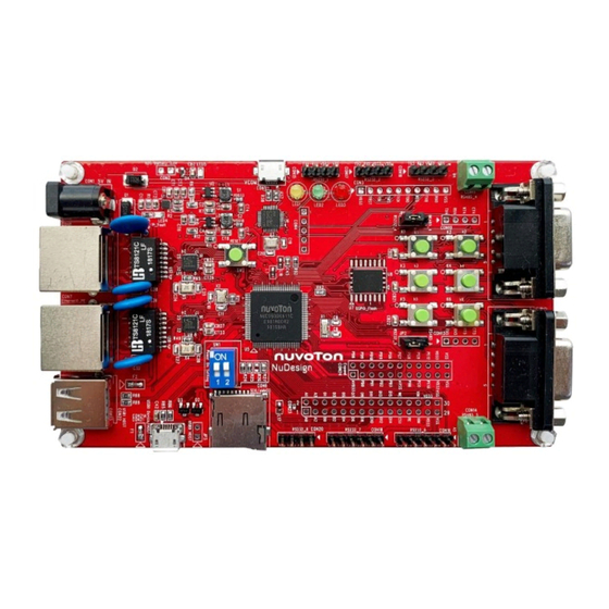 NUVOTON NUMAKER NUC980 USER MANUAL Pdf Download | ManualsLib