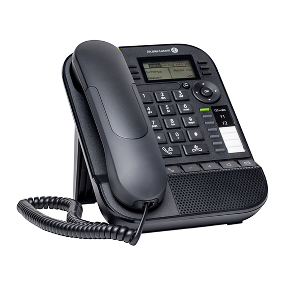 ALCATEL-LUCENT ENTERPRISE 8018 QUICK MANUAL Pdf Download | ManualsLib