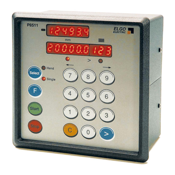 ELGO ELECTRIC P8511 SERIES SHORT DESCRIPTION Pdf Download | ManualsLib