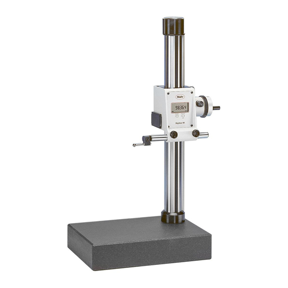 MAHR DIGIMAR M 814 G OPERATING INSTRUCTIONS MANUAL Pdf Download ...