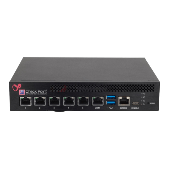 CHECK POINT 3000 SERIES GETTING STARTED MANUAL Pdf Download | ManualsLib