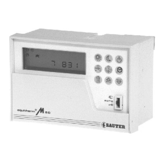 SAUTER EQUITHERM M60 OPERATING INSTRUCTIONS MANUAL Pdf Download ...