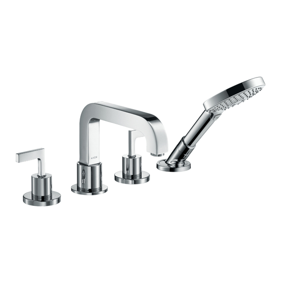 HANS GROHE AXOR CITTERIO 39446 SERIES INSTALLATION INSTRUCTIONS MANUAL ...