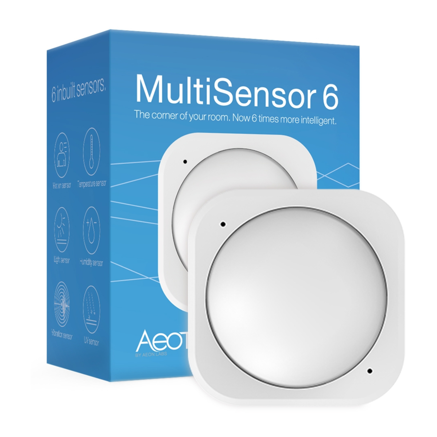 AEON LABS AEOTEC MULTISENSOR 6 USER MANUAL Pdf Download | ManualsLib