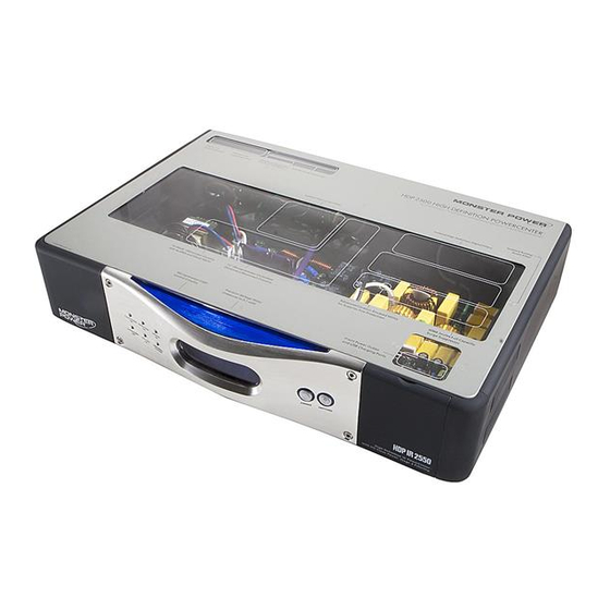 MONSTER POWER HDP IR2550 OWNER'S MANUAL Pdf Download | ManualsLib