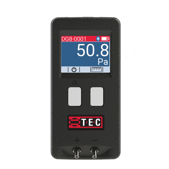 TEC DG-8 OVERVIEW Pdf Download | ManualsLib