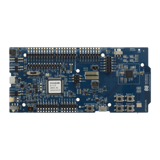 NORDIC NRF52833 DK USER MANUAL Pdf Download | ManualsLib