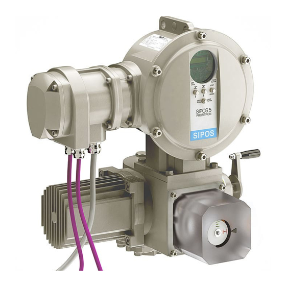 SIPOS AKTORIK SIPOS 5 OPERATION INSTRUCTIONS MANUAL Pdf Download ...