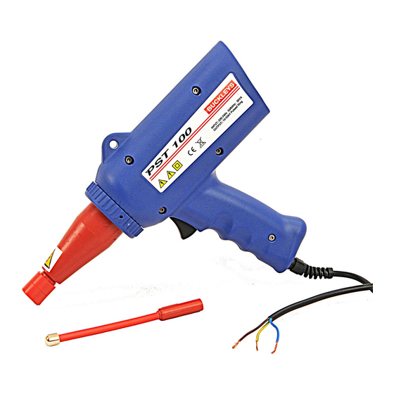 BUCKLEYS PST-100 OPERATING INSTRUCTIONS MANUAL Pdf Download | ManualsLib