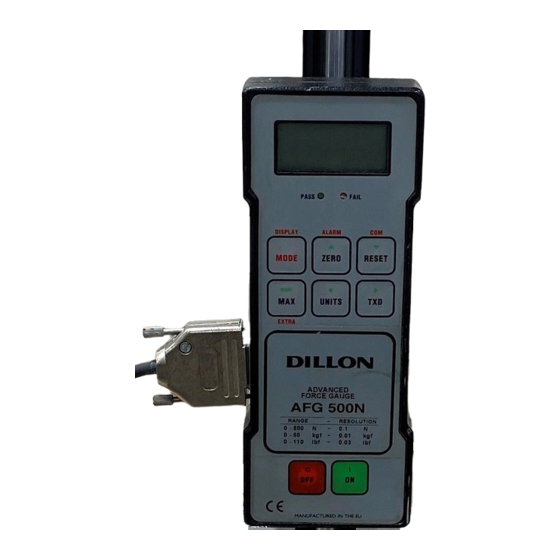 DILLON AFG SERIES MANUAL Pdf Download | ManualsLib