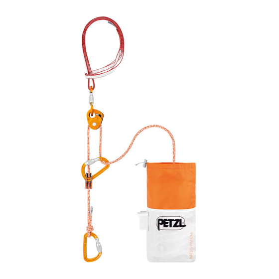 PETZL RAD LINE MANUAL Pdf Download | ManualsLib