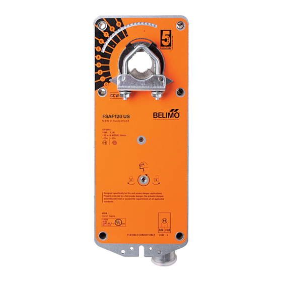 BELIMO FSNF INSTRUCTION SHEET Pdf Download | ManualsLib